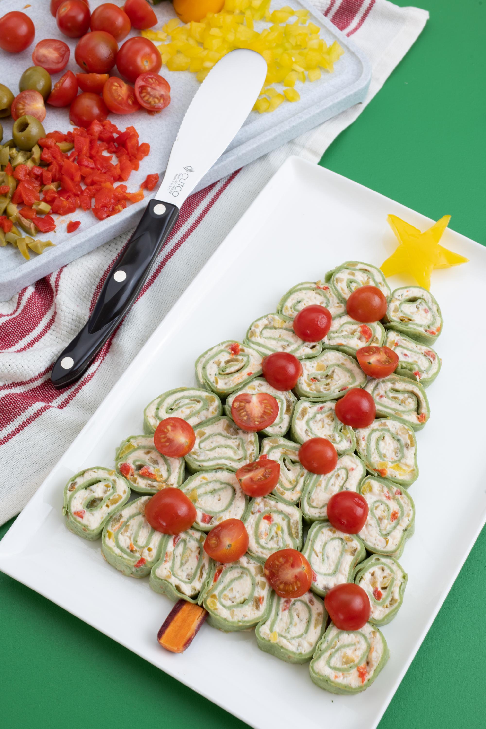 Festive Spinach Tortilla Roll-Ups