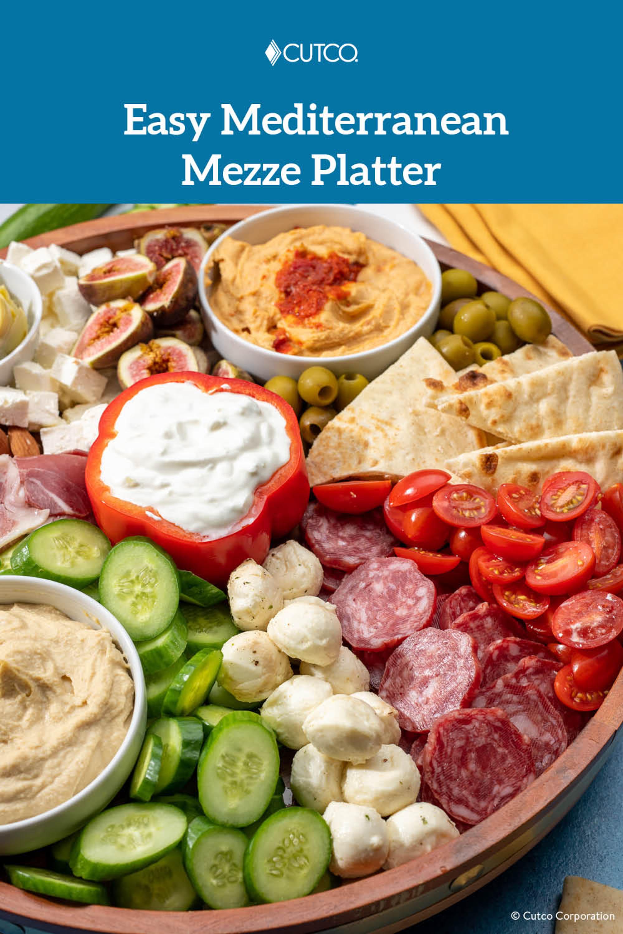Easy Mediterranean Mezze Platter