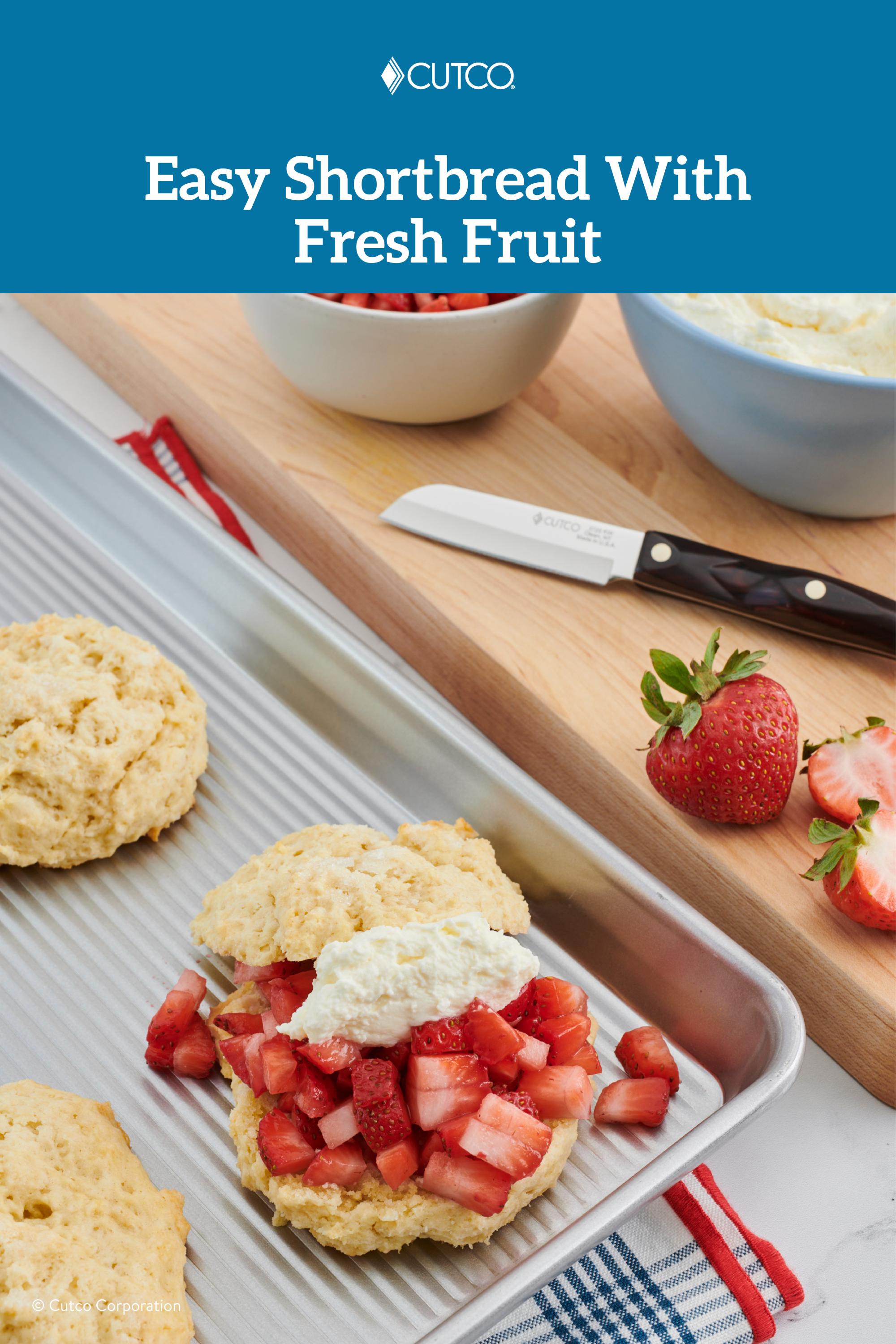Easy Shortbread With Fresh Fruit