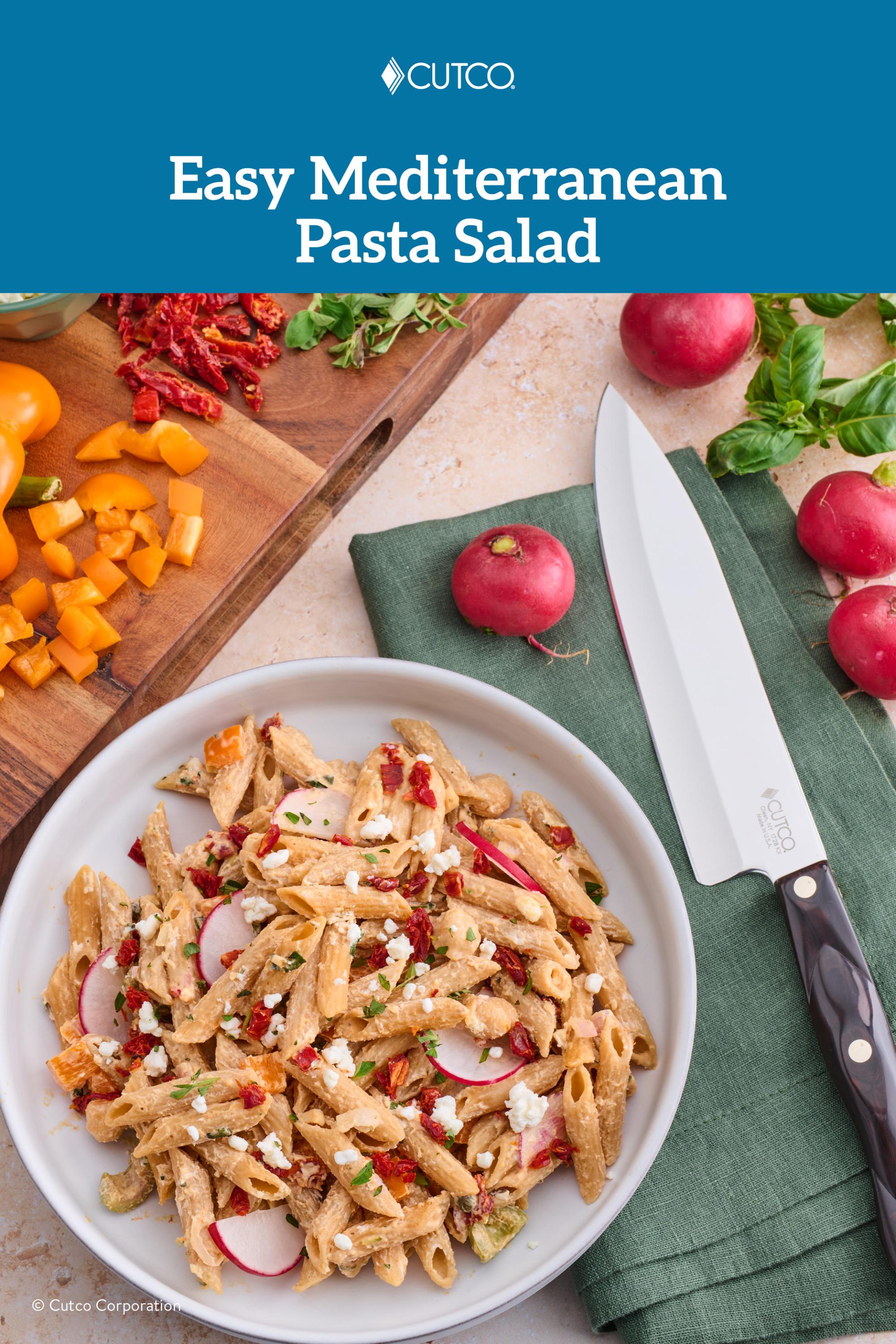 Easy Mediterranean Pasta Salad