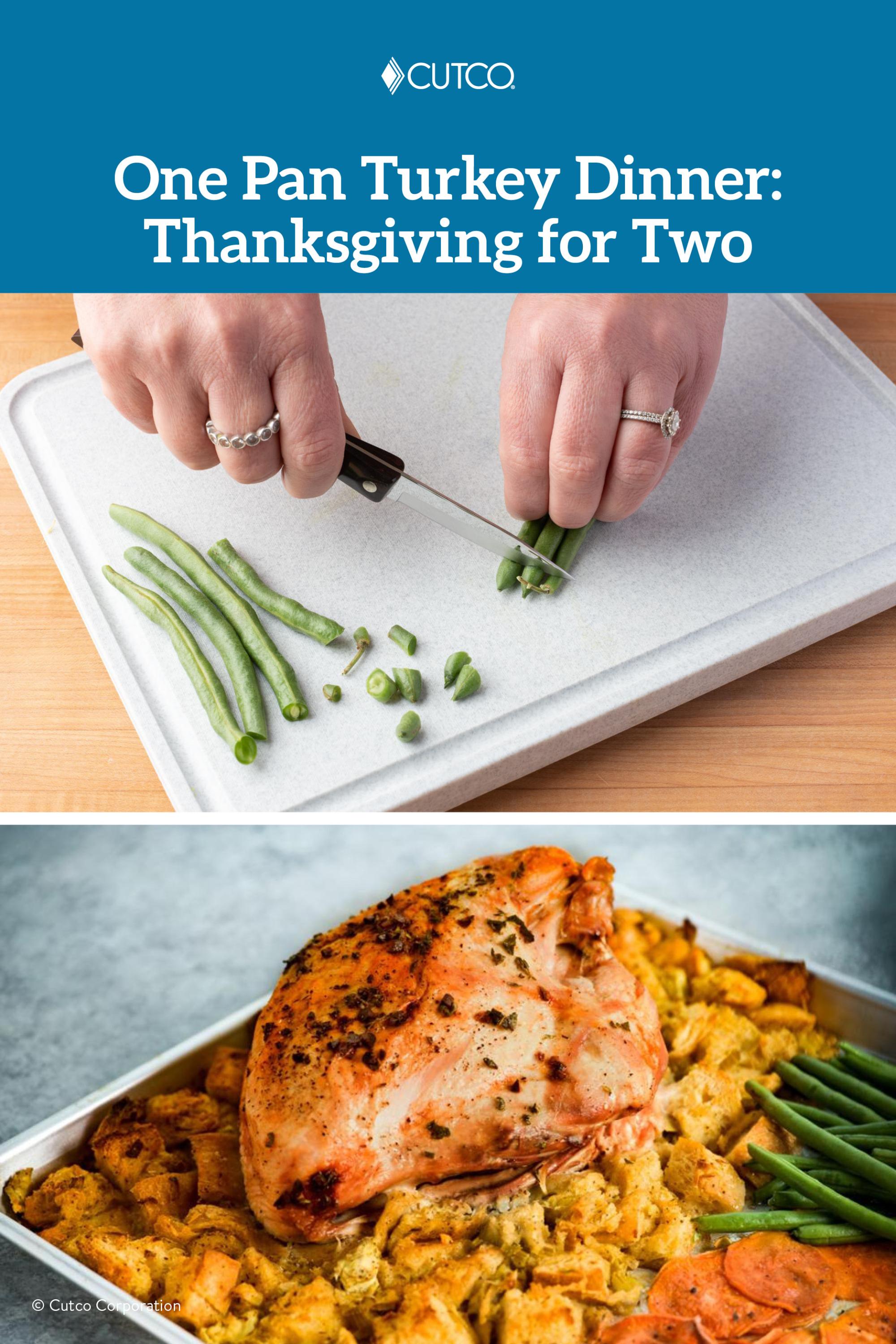 One Pan Turkey Dinner: Thanksgiving for Two
