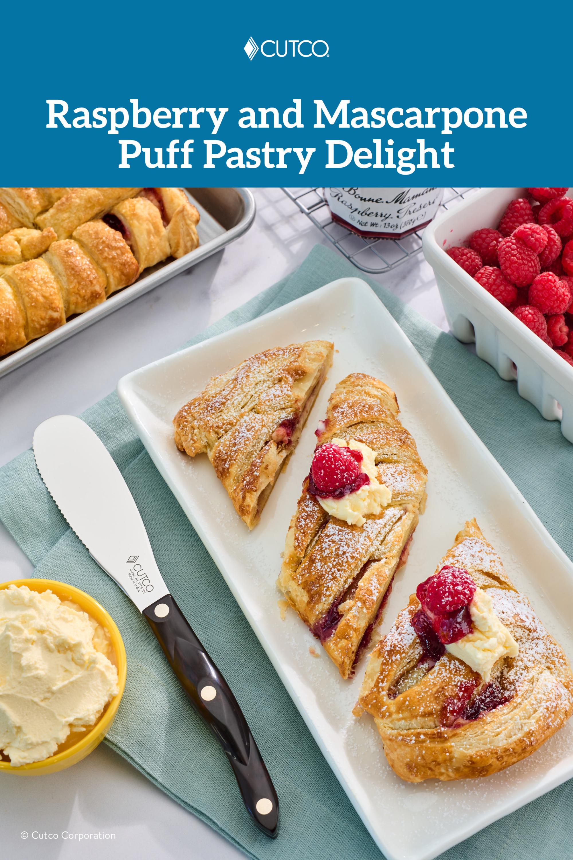 Raspberry and Mascarpone Puff Pastry Delight