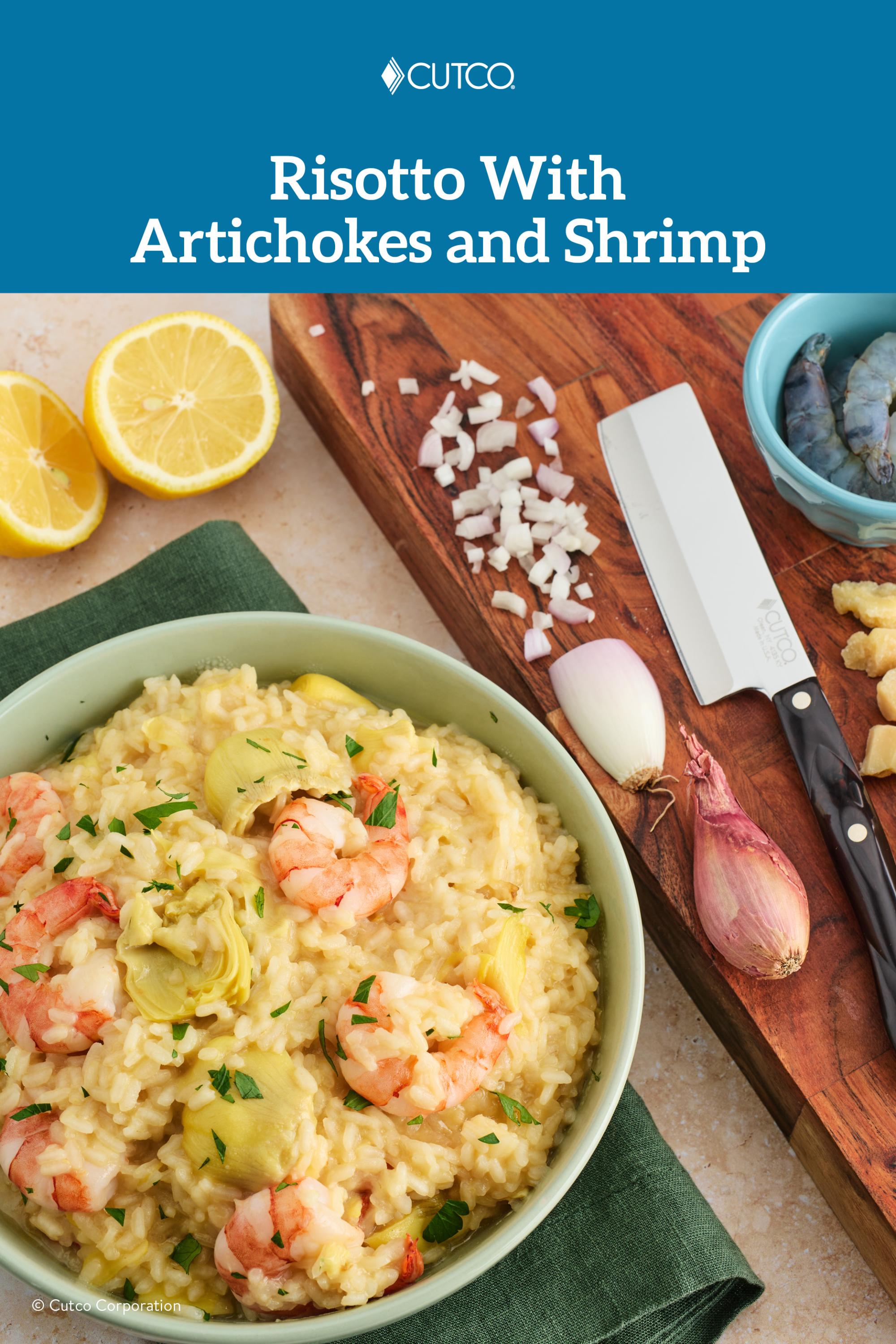 Risotto With Artichokes and Shrimp