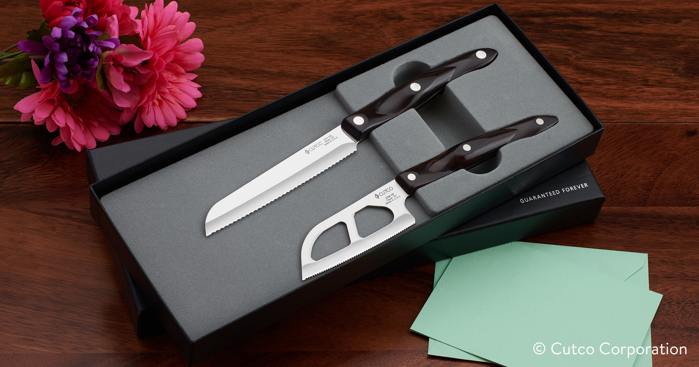 Santoku-Style Appetizer Set | 2 Pieces | Gift-Boxed Knife Sets by Cutco