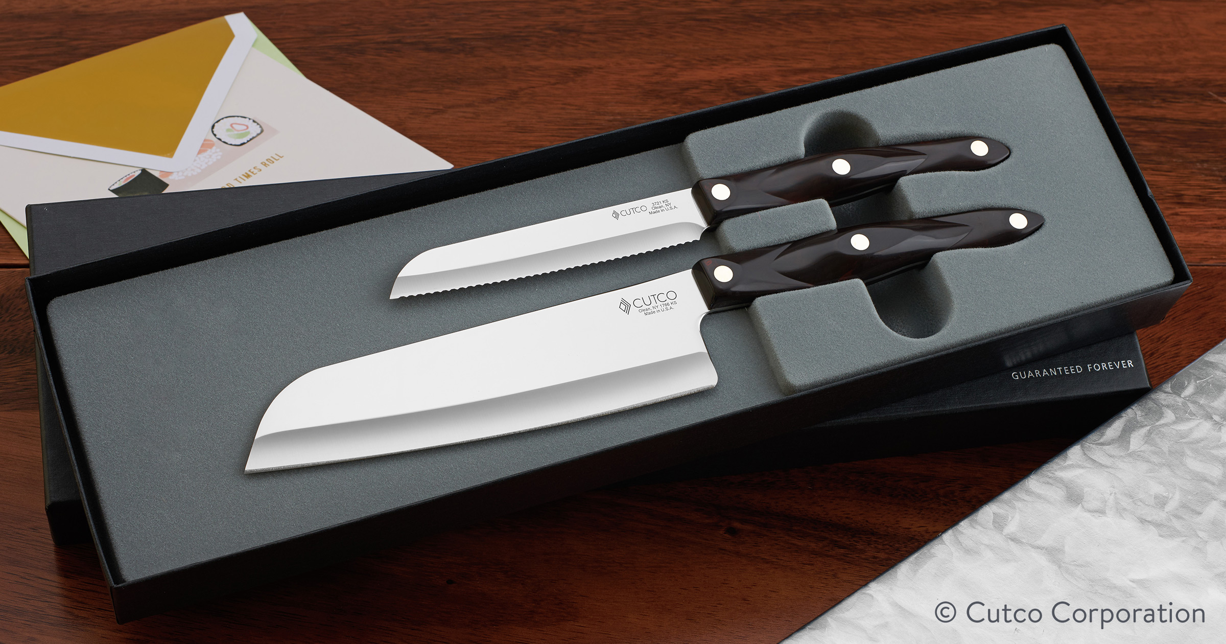 Santoku-Style Cook's Combo | 2 Pieces | Gift-Boxed Knife Sets by Cutco