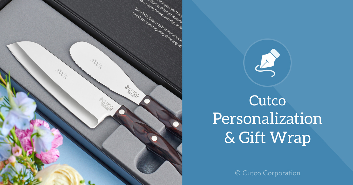 Cutco Service: Personalization & Gift Wrap
